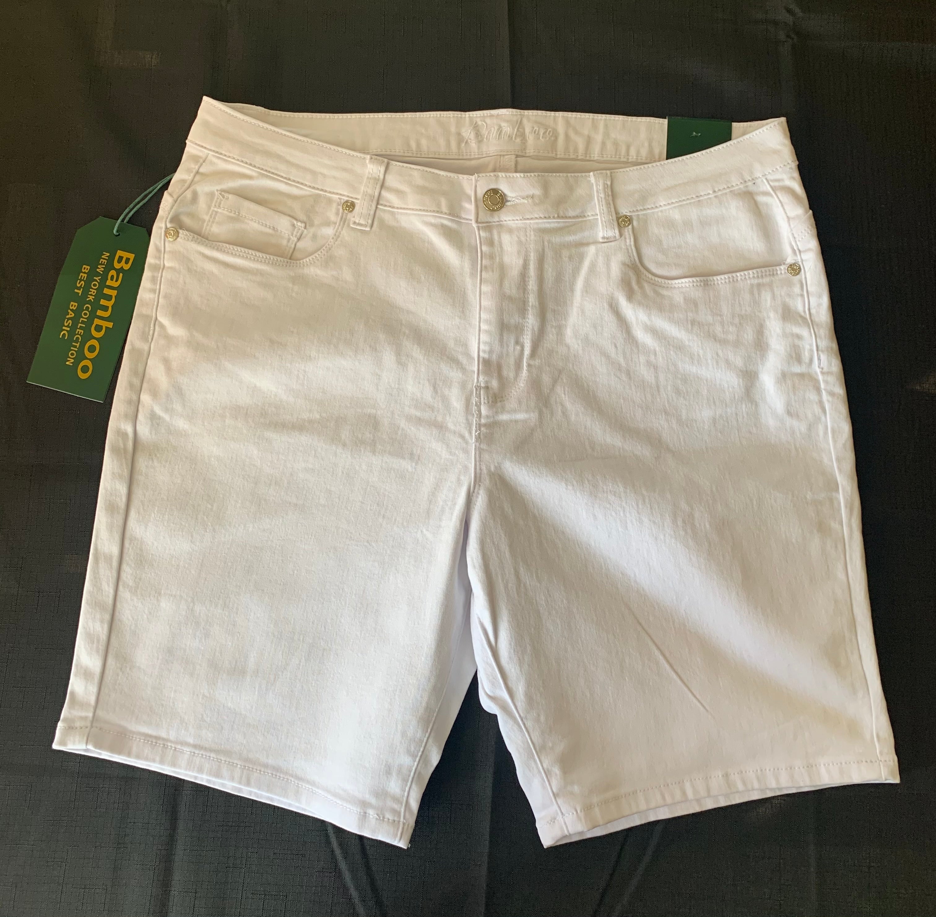 Curve Luxe White Denim Shorts – Grown Greeks